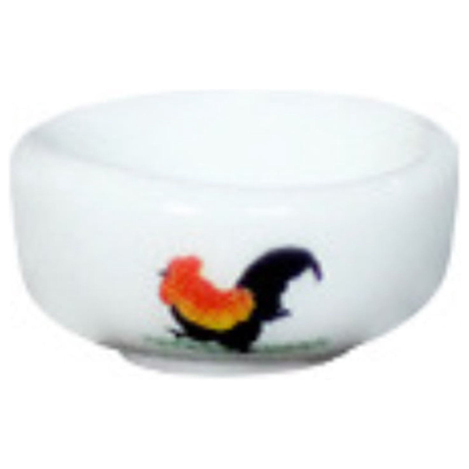Farfi Mini Dollhouse Bowl Animal Pattern Classical Ceramics Playhouse ...