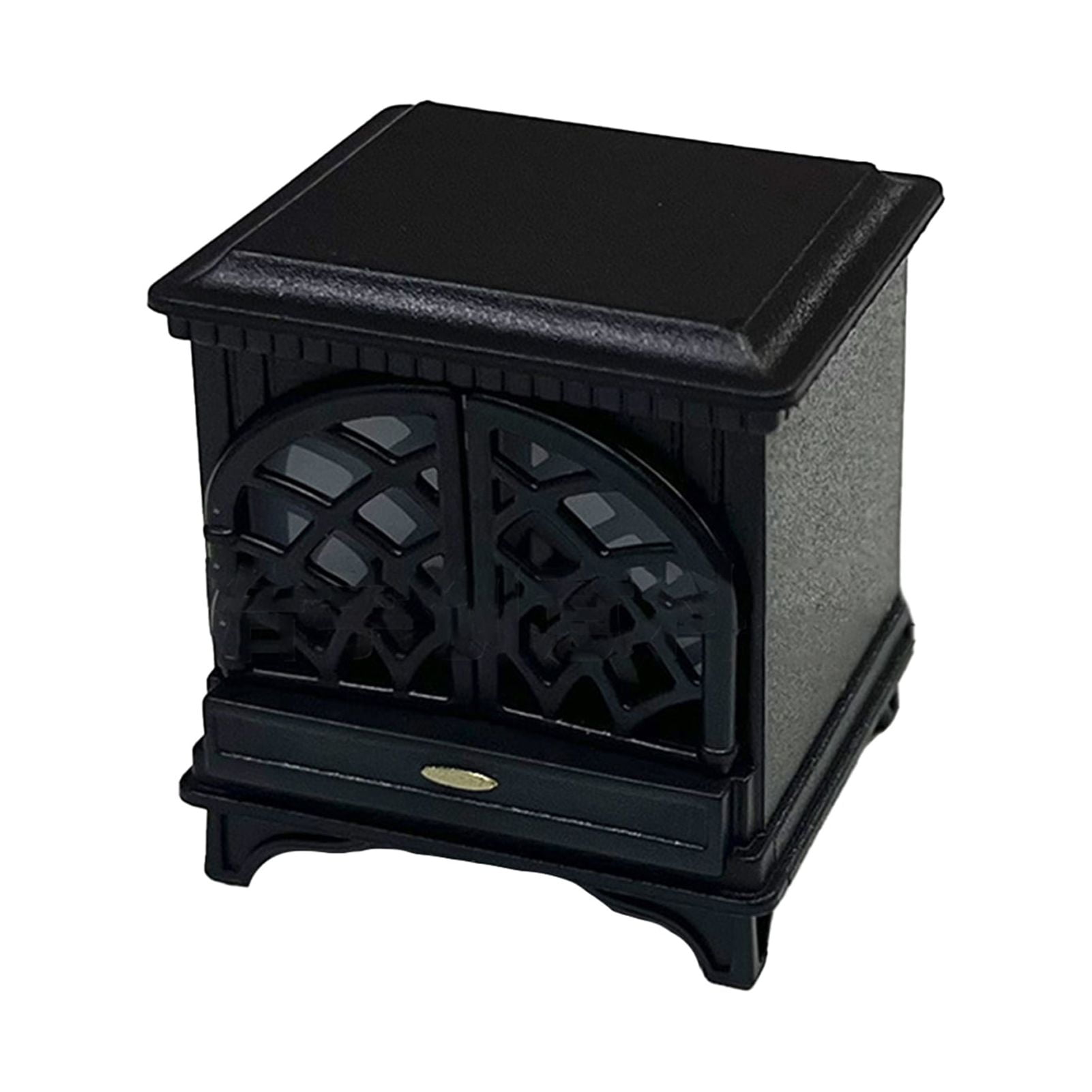 Farfi Miniature Fireplace Stove Battery DIY Pretend Play Toys ...