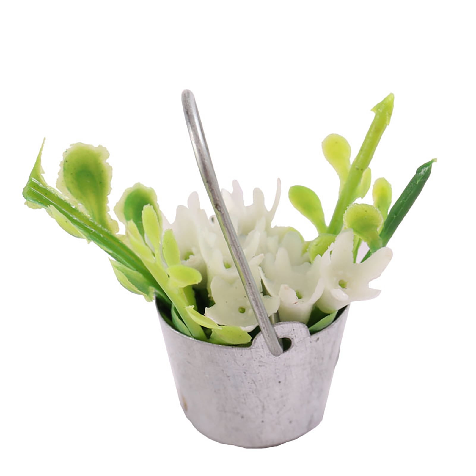 Farfi Miniature Flower Pot Fine Workmanship Decorative Plastic Kids 1: ...