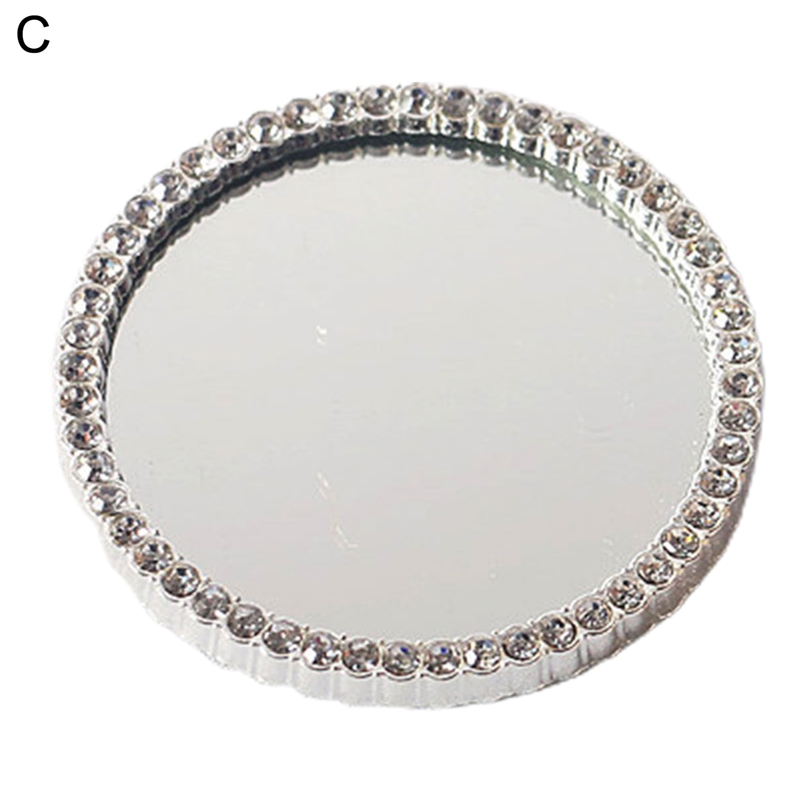 Farfi Miniature Mirror Classic Good Craftsmanship Resin Oval Dollhouse ...