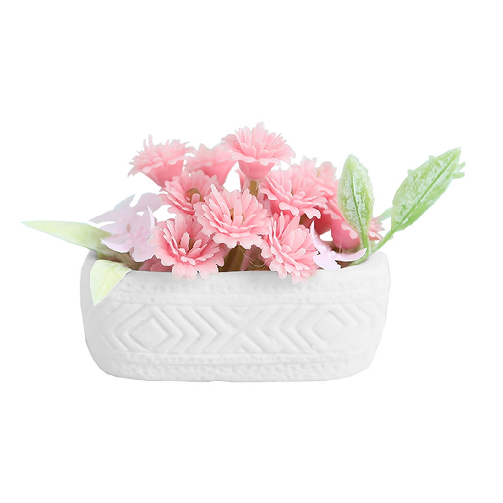 Farfi Miniature Potted Plant Model Exquisite Design Realistic Dollhouse ...