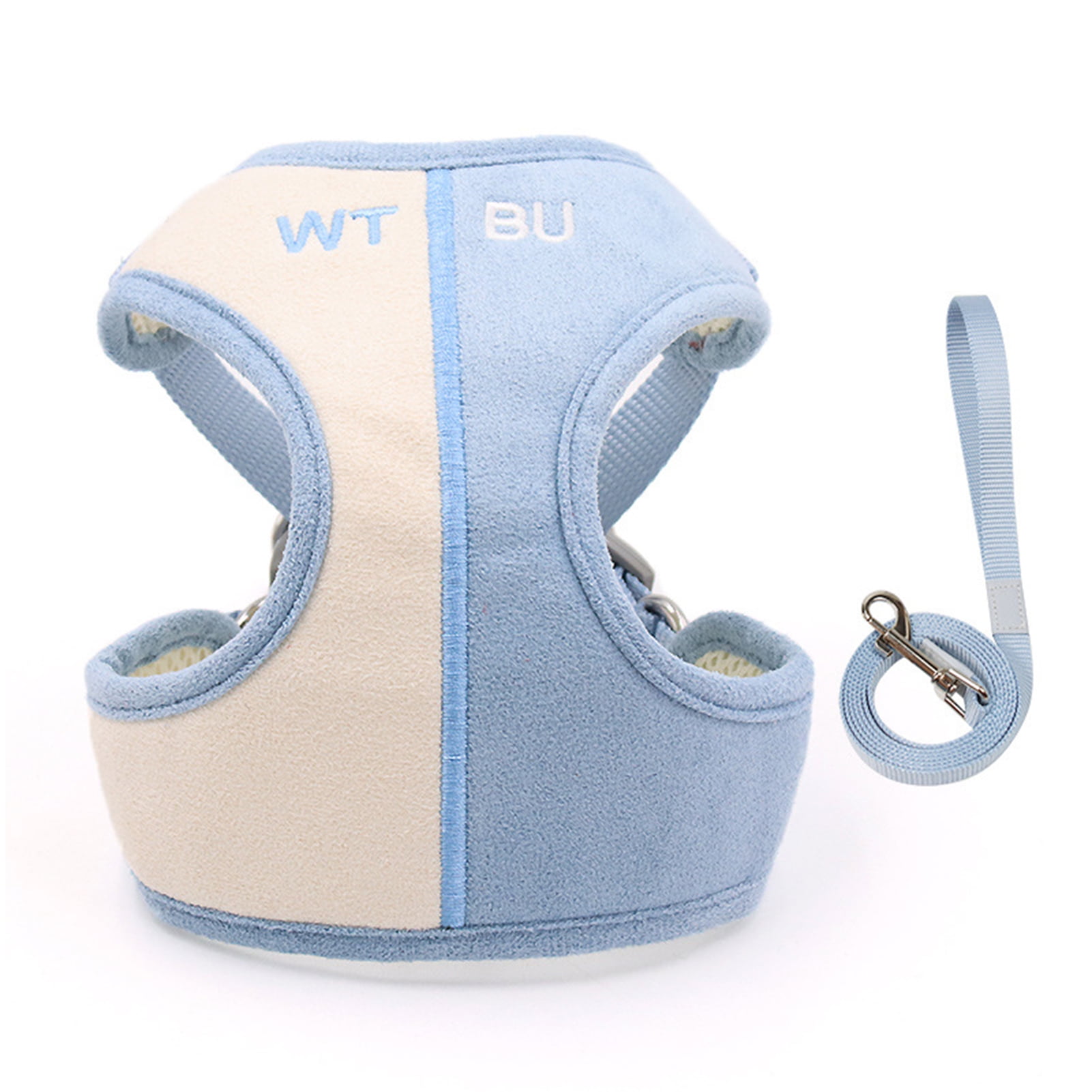 Farfi Pet Chest Straps Color Block Escape Proof Outdoor Harness ...