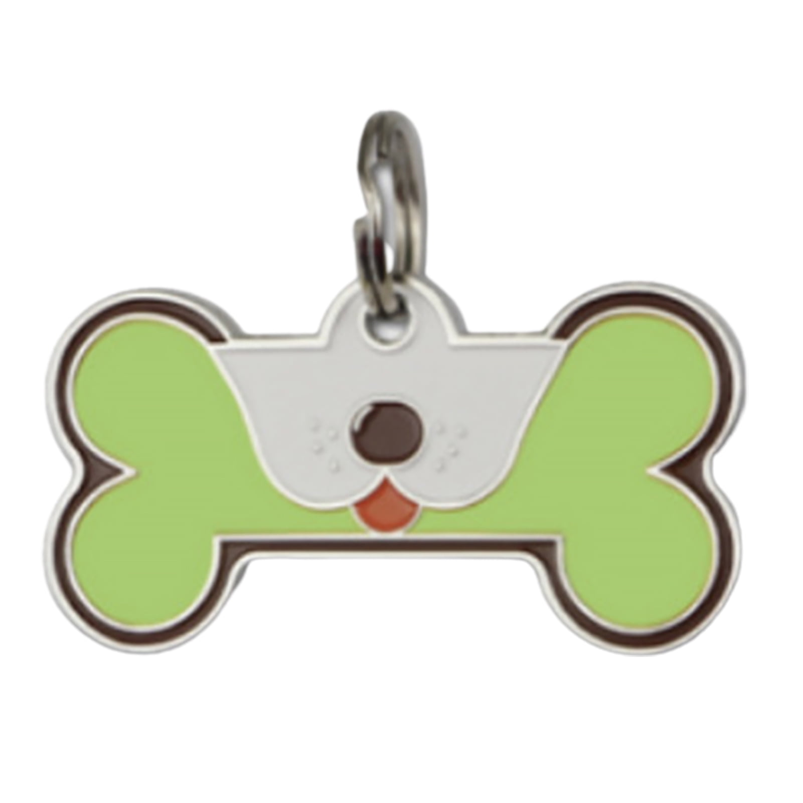 Farfi Pet ID Tag Exquisite Shape Rust-proof Zinc Alloy Bone Modeling ...