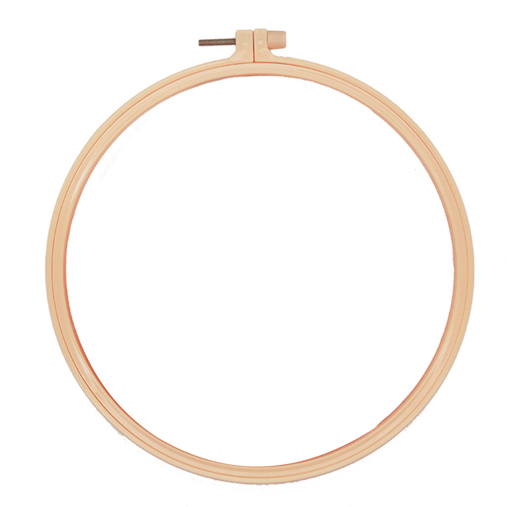 Farfi Plastic Cross Stitch Embroidery Hoop Circle Sewing Frame DIY ...