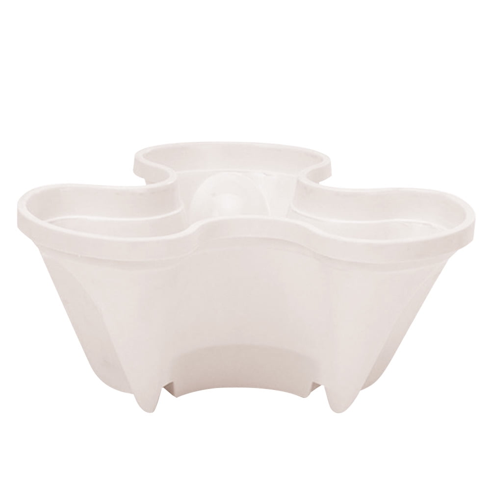 Farfi Plastic Stackable Vertical Flower Plant Pot Holder Garden Planter ...