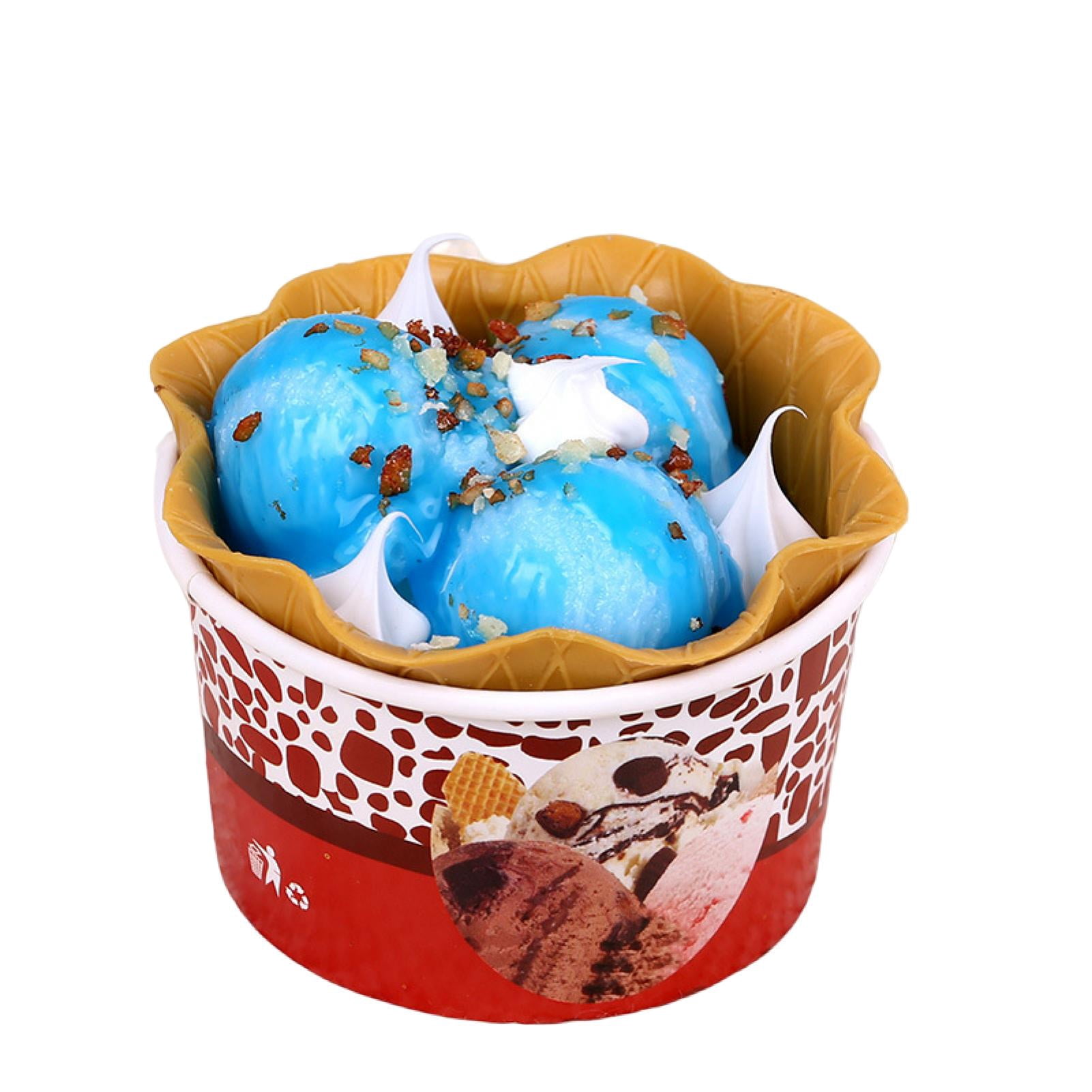 Farfi Simulated Ice Cream Realistic Handmade Photography Props Children ...