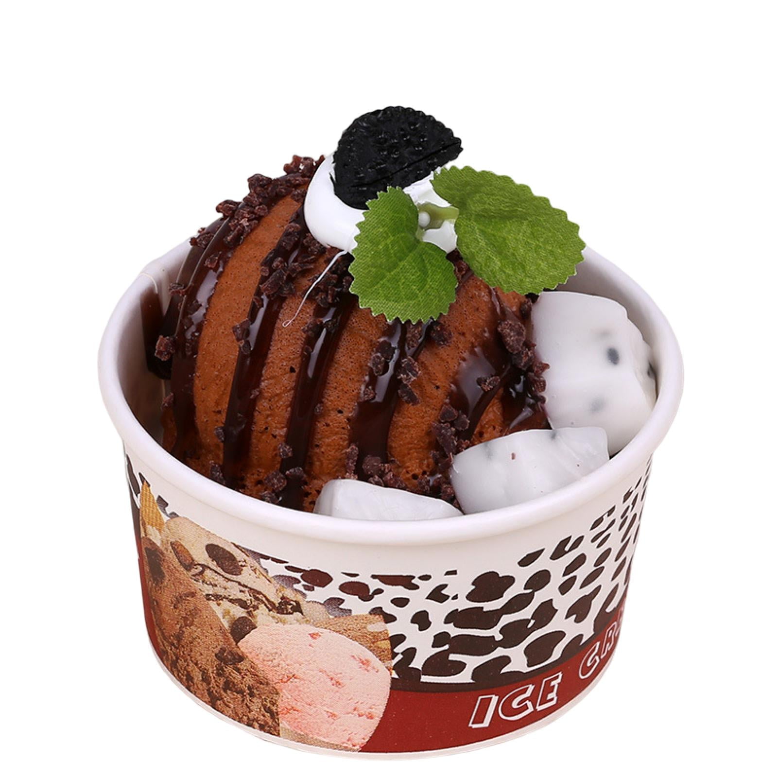 Farfi Simulated Ice Cream Realistic Handmade Photography Props Children ...