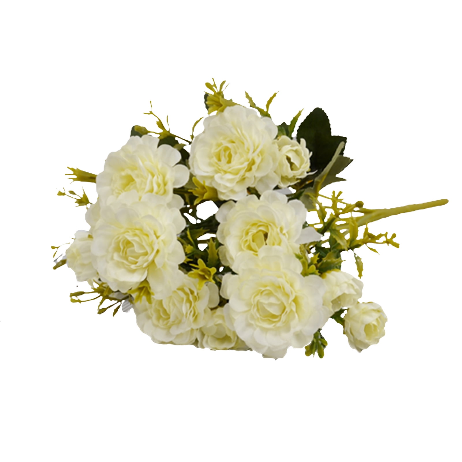 Farfi Single Branch Artificial Flower Multiple Forks Decorative ...