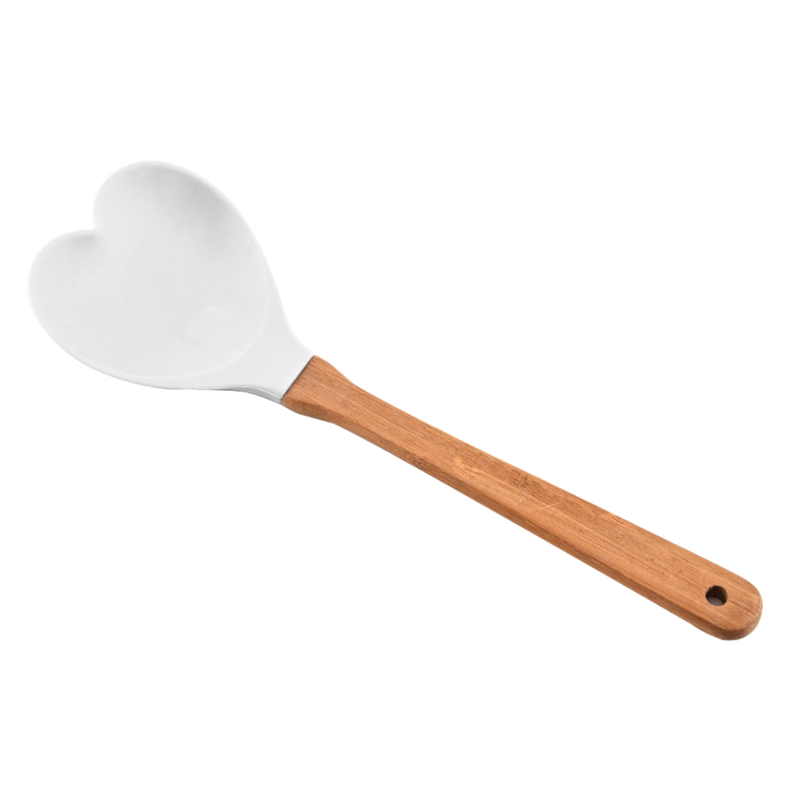 Farfi Soup Ladle Easy to Wash Heart Shape Hanging Hole Practical Home ...