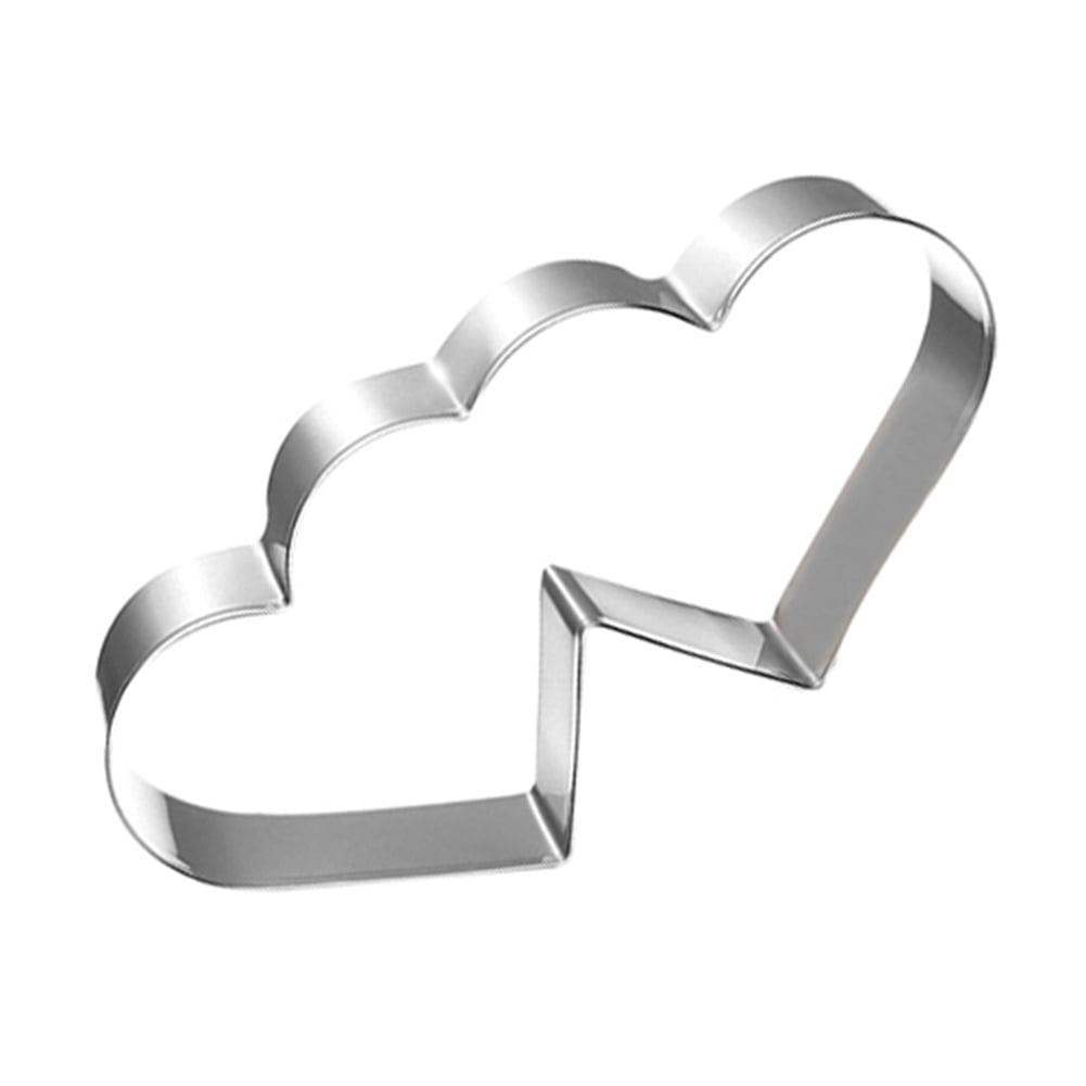 Farfi Stainless Steel Double Heart Valentine\'s Day Cookie Biscuit ...