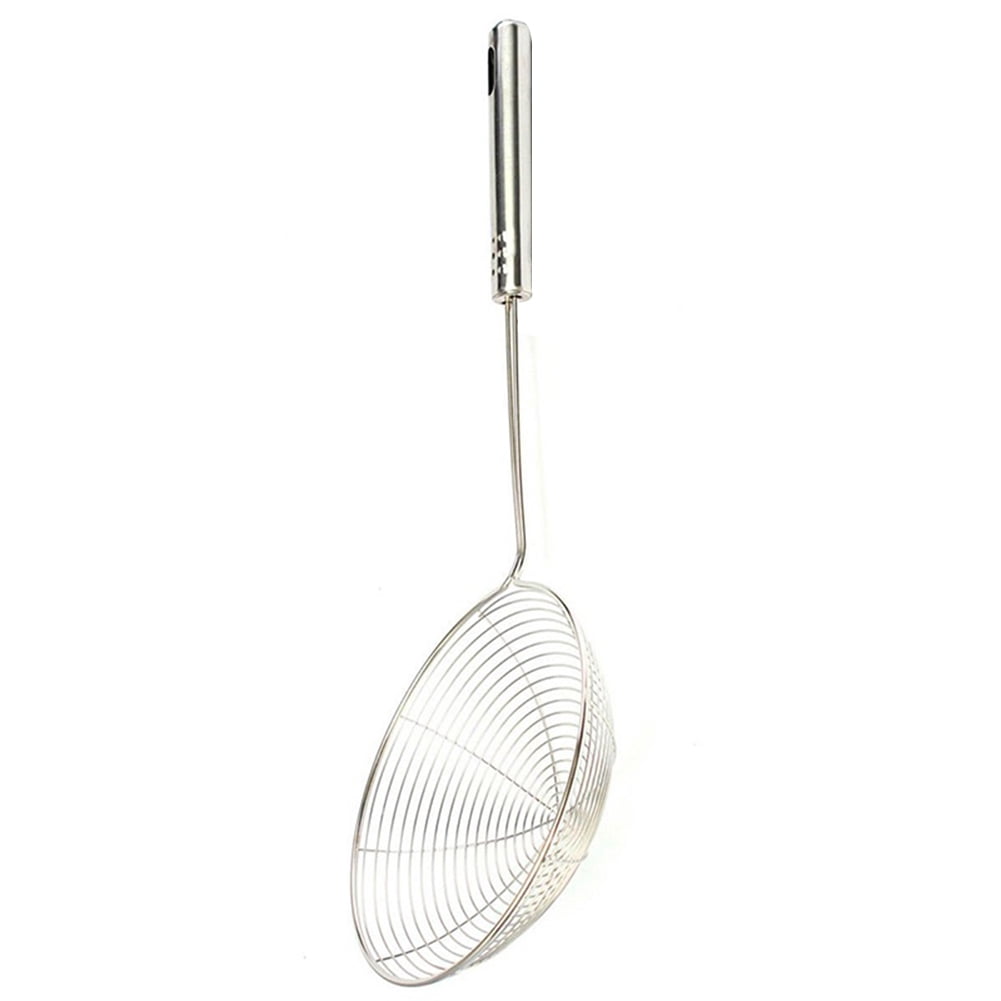 Farfi Stainless Steel Cooking Utensil: Long Handle Strainer Drainer ...
