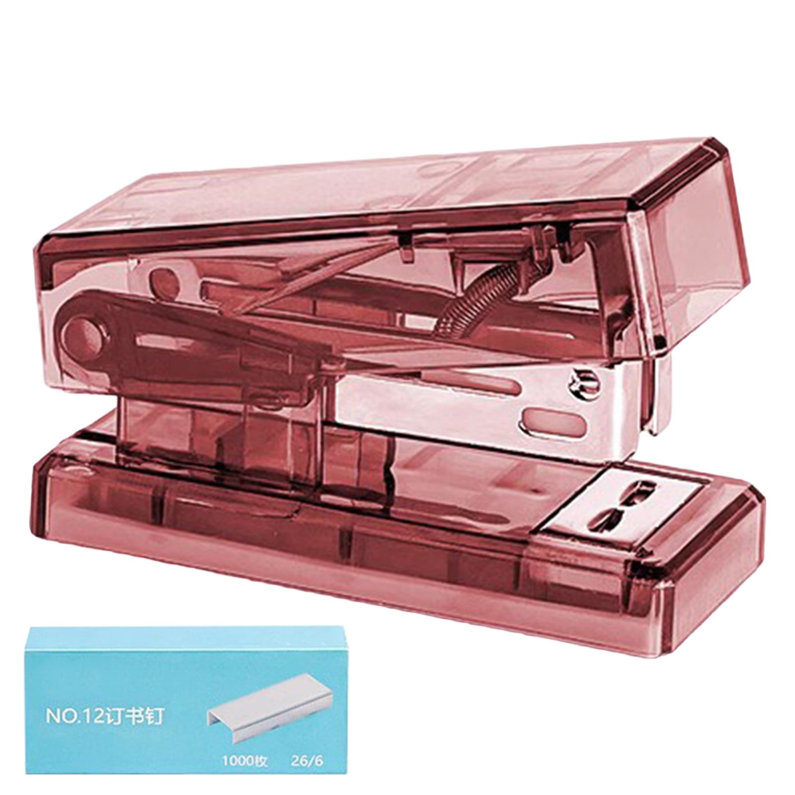 Farfi Stapler Transparent Labor saving Flexible with Book Order Plastic ...