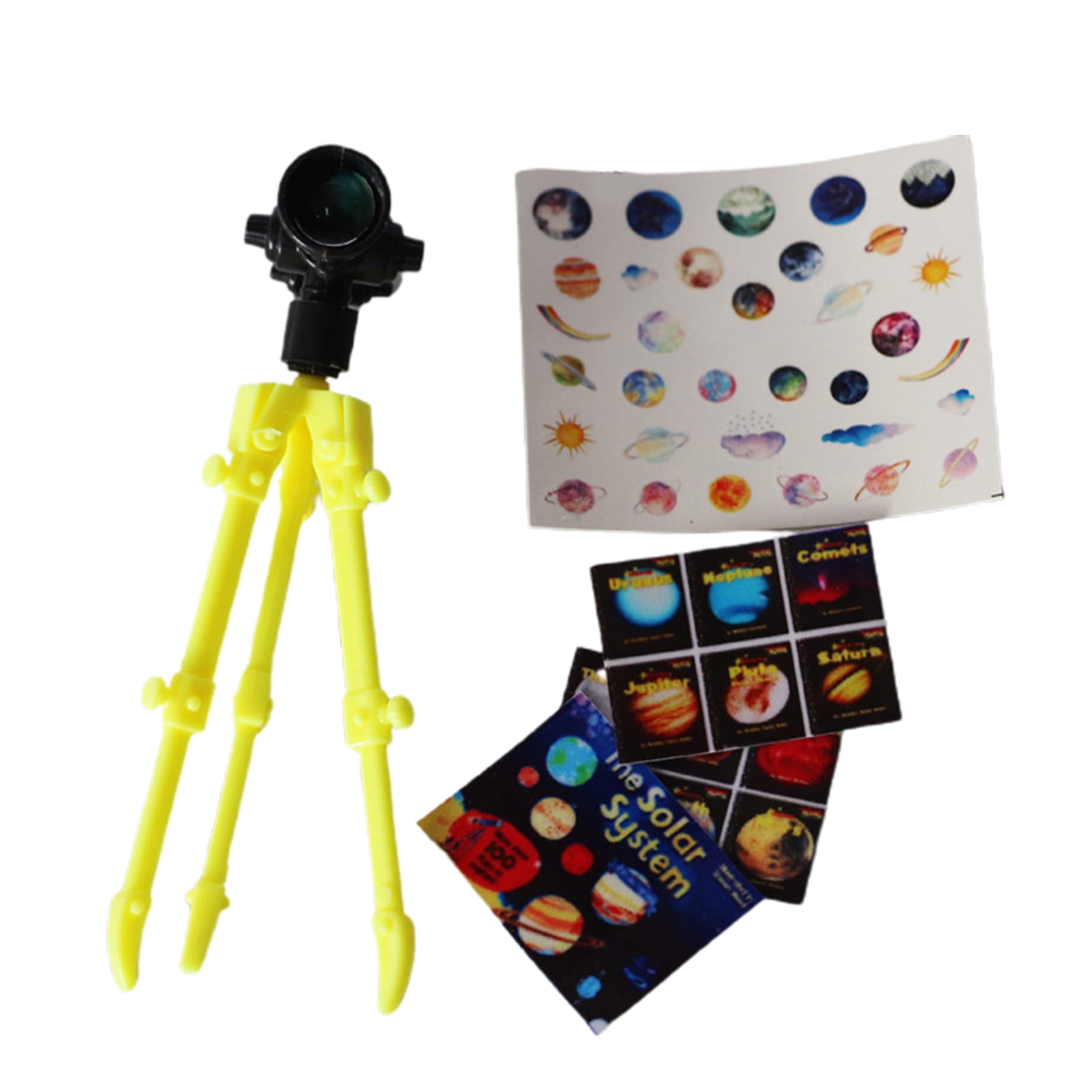 Farfi Telescope Model High Simulation Home Decor Model Props Mini ...