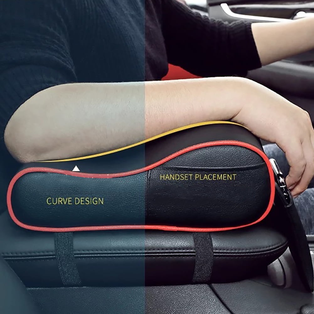 Farfi Universal Car Armrest Pad Auto Vehicle Center Arm Cushion Pillow ...