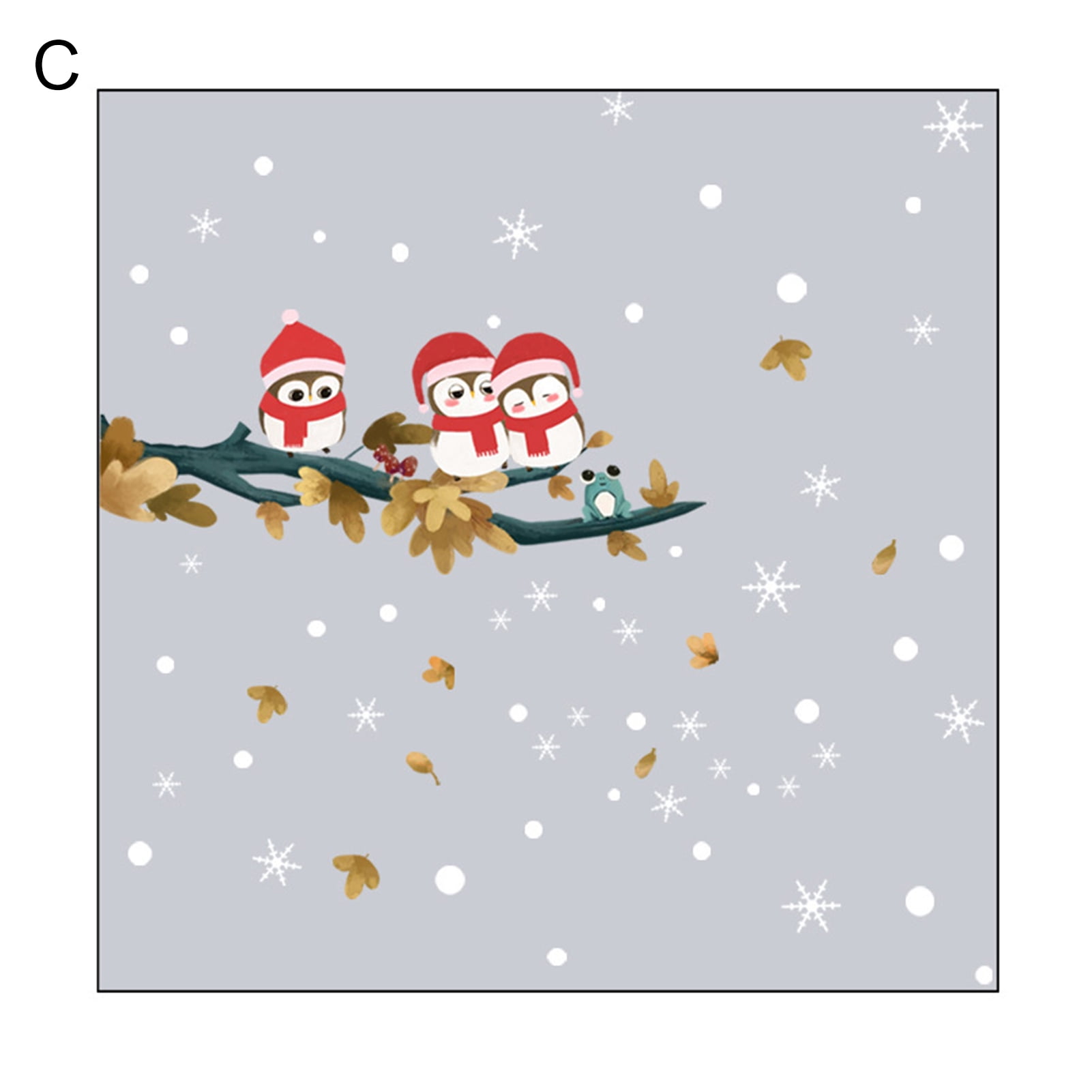 Farfi Window Clings Easy to Use Delicate 3 Styles Exquisite Wall ...