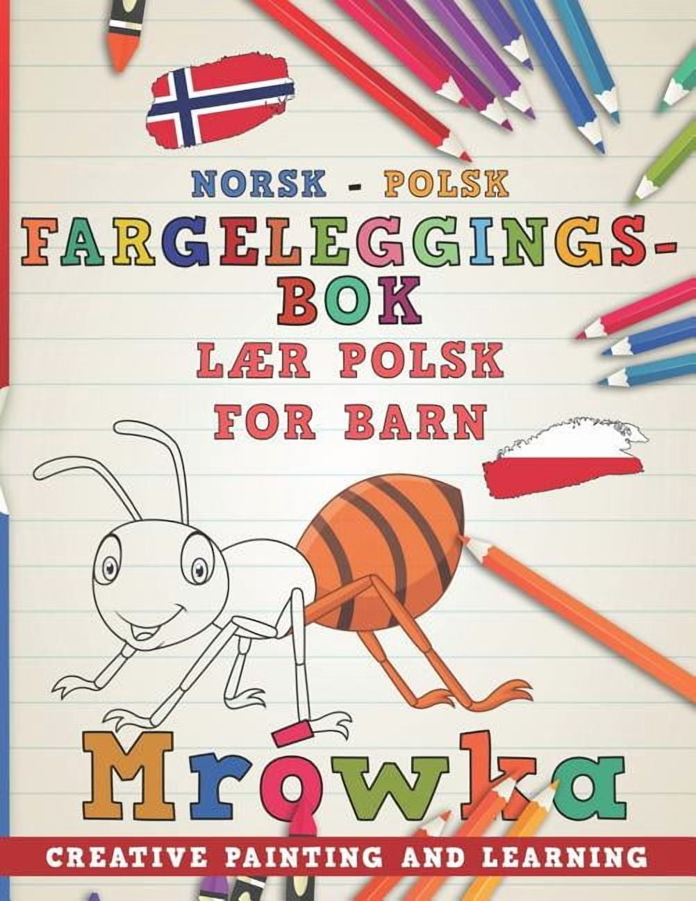 Fargeleggingsbok Norsk - Polsk I L - Walmart.com