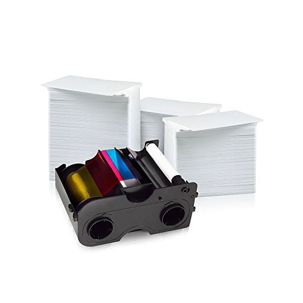 Fargo 400 Print YMCKOK Ribbon for DTC550 (86201) and 400 AlphaCard ...