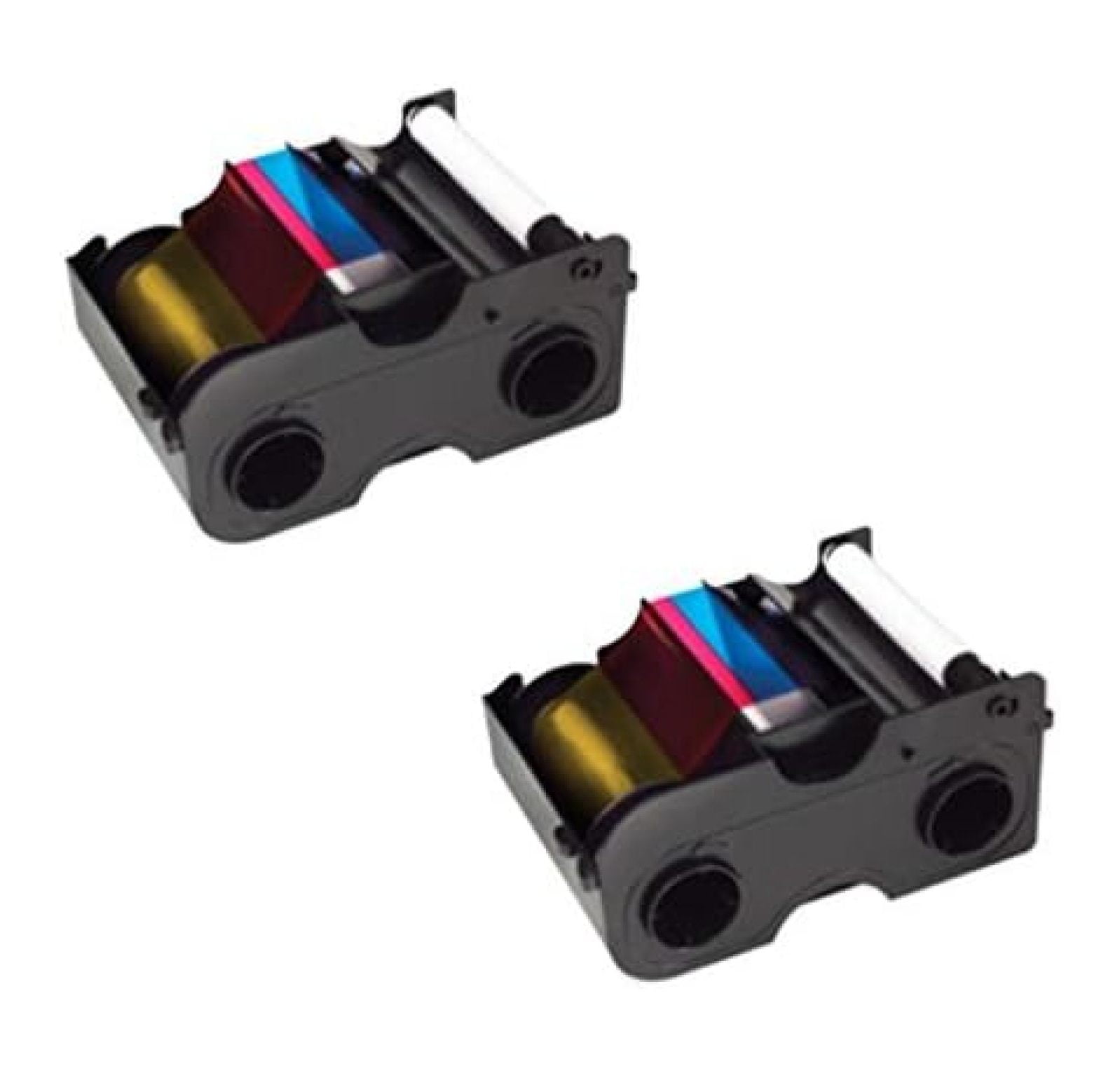 Fargo 45000 YMCKO Ribbon Bundle - 2 Pack for DTC1000 & DTC1250e ...