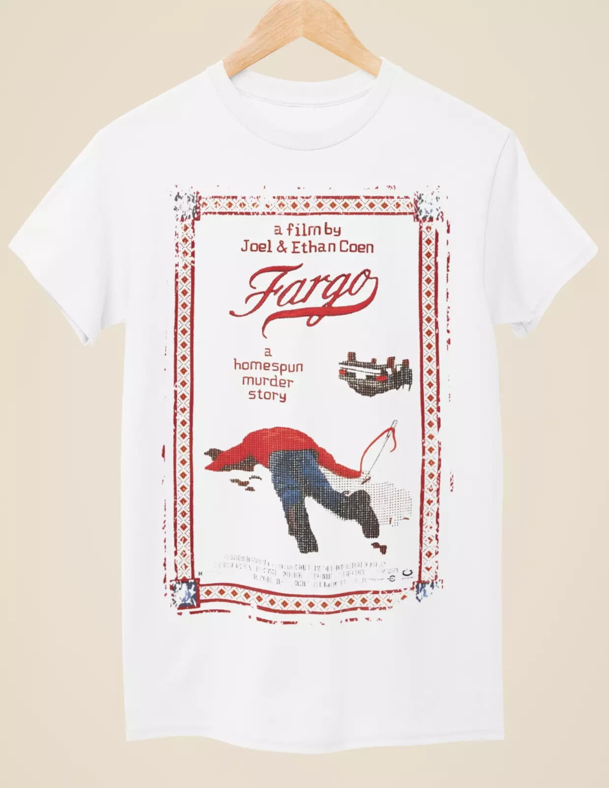 Fargo - Movie Poster Inspired Unisex White T-Shirt - Walmart.com