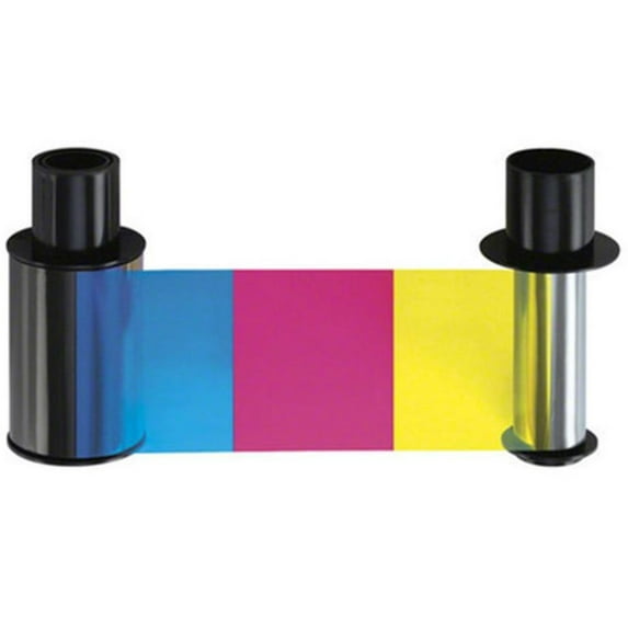 HID Fargo HDP5000 Color Ribbon ID Card Printer YMCKIKI 084059 Genuine ...