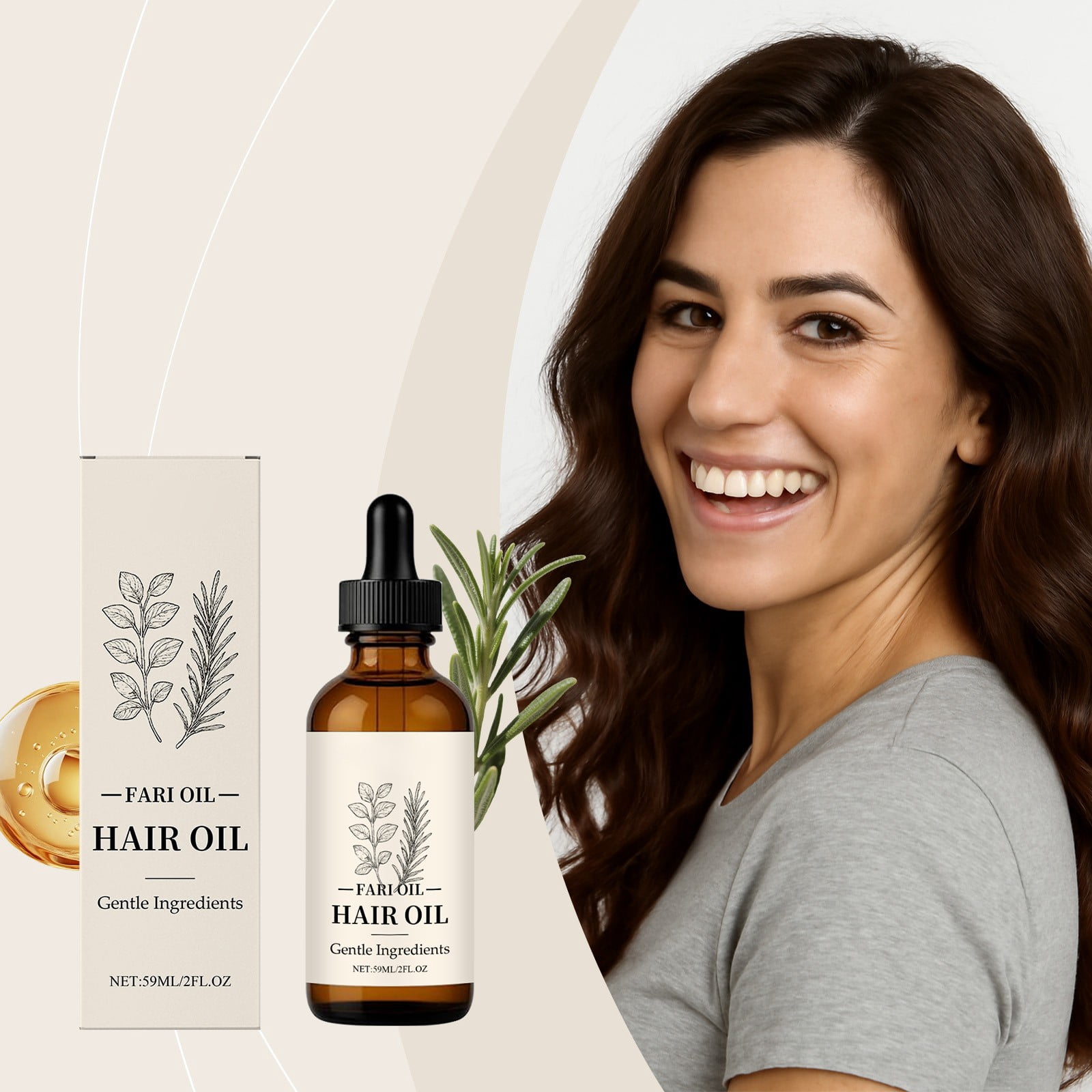 Fari Botanical Hair Oil - Scalp Nourishing Oil, Herbal Infusion ...