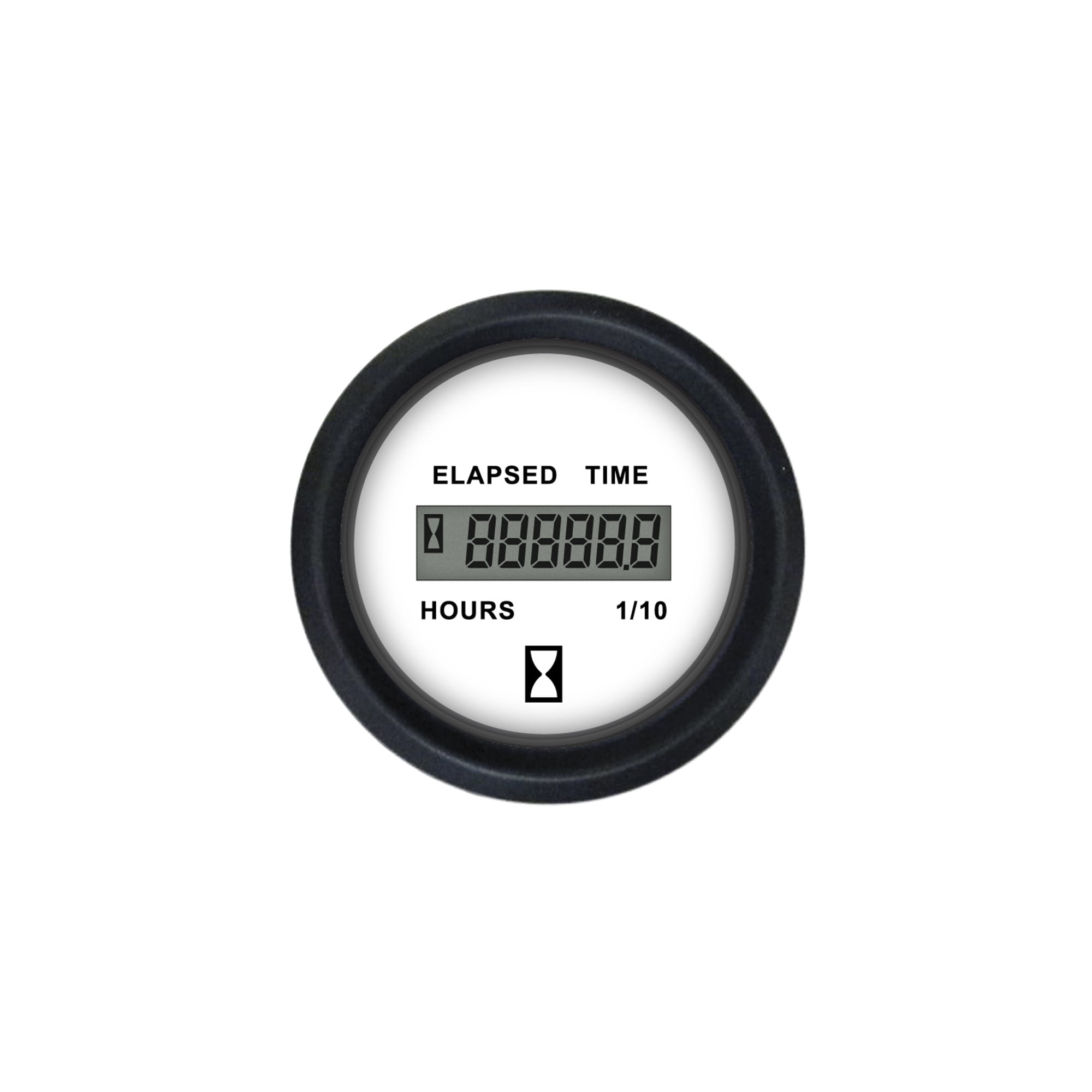 Faria 12913 Euro Digital Hourmeter (12-32 VDC) - 2", White - Walmart.com