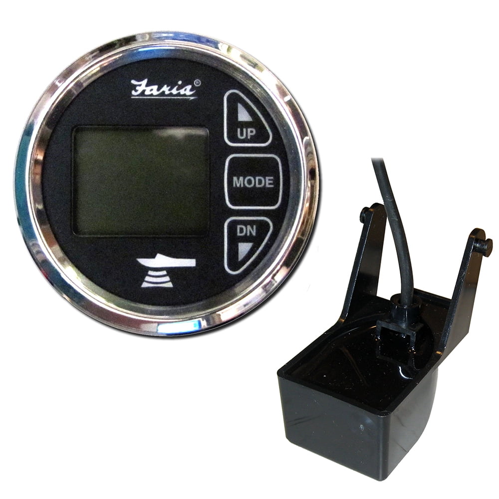 Faria Chesapeake Stainless Steel 2" Boat Marine Equipment Dash - Depth ...