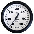 Faria 32904 Euro Tachometer (6000 RPM) Gas - 4", White - Walmart.com