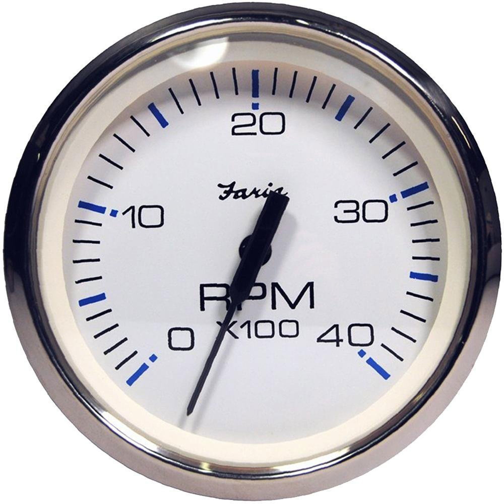 Faria 33818 Chesapeake Tachometer Gauge Diesel - White SS, 4" - Walmart.com