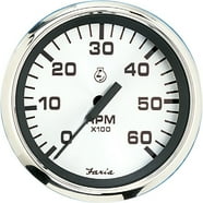 Faria 33850 Chesapeake Stainless Steel Tachometer (7000 RPM) with ...