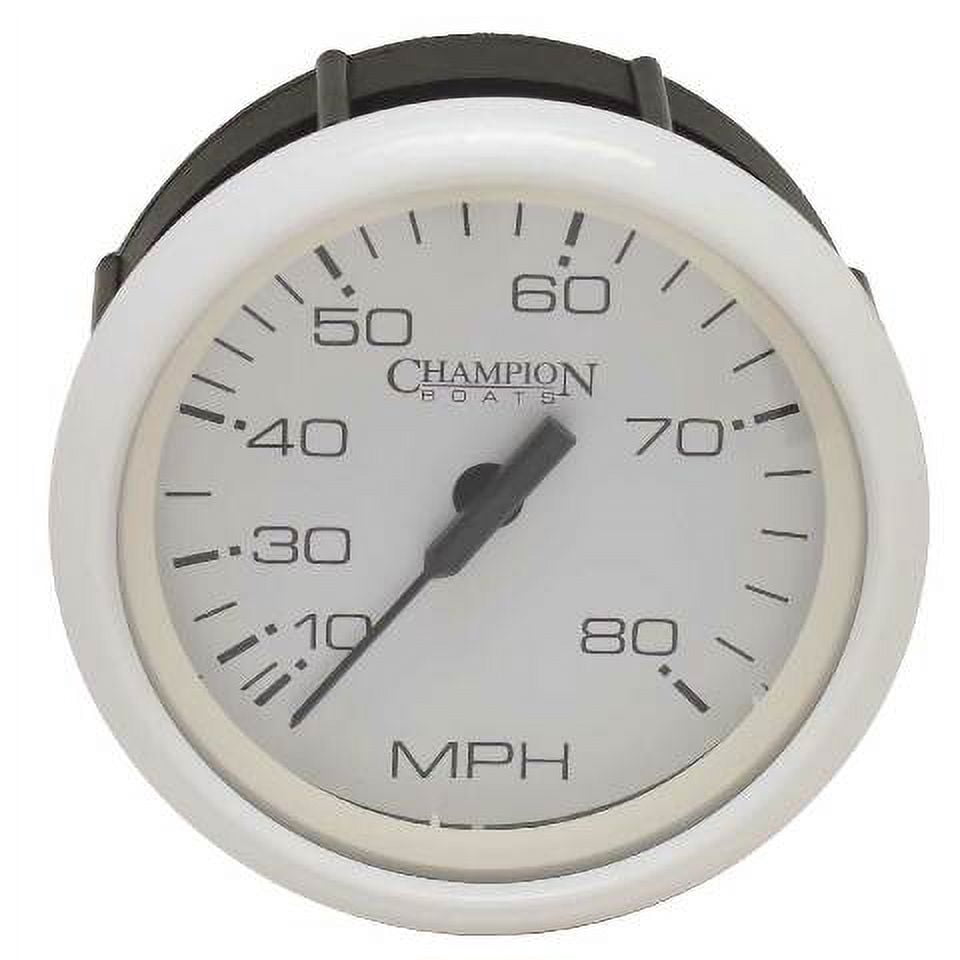 Faria Beede Boat Speedometer Gauge SE9638A | Champion 3 1/4 Inch White ...