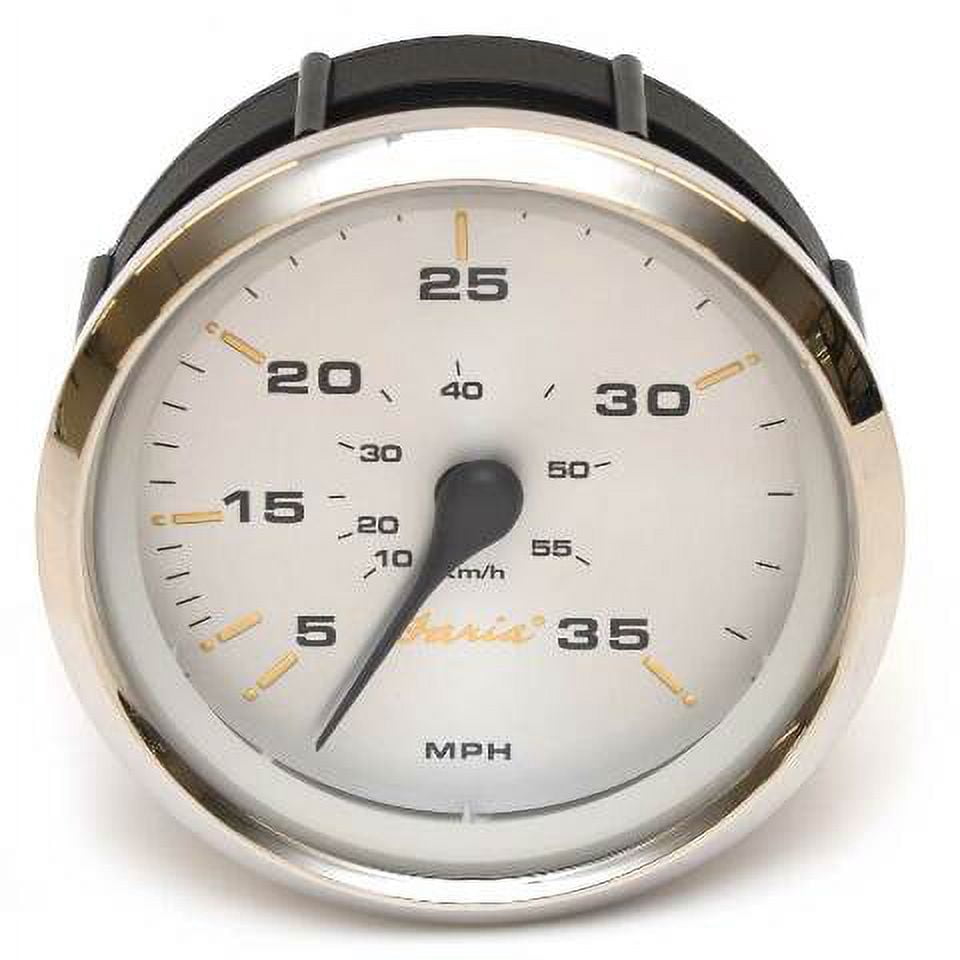 Faria Beede Boat Speedometer Gauge SE9874A | Kronos Silver 3 1/4 Inch ...
