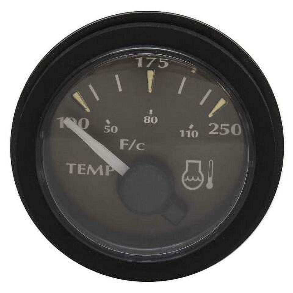 Faria Beede Boat Temperature Gauge GP7189A | Maxum 2 Inch Black ...