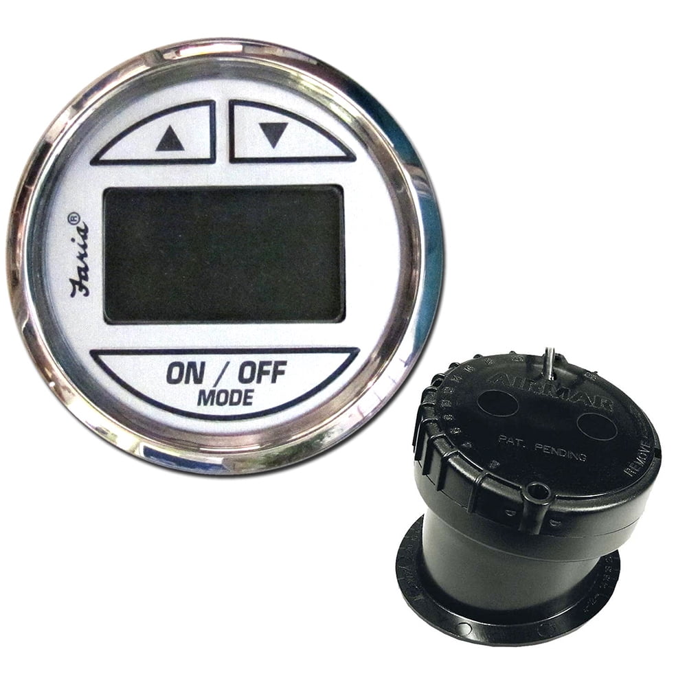 Faria 2" Depth Sounder w/In-Hull Transducer - Chesapeake White ...
