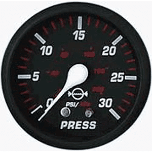 Faria Beede Instruments Professional Red 2 Water Pressure Gauge - 14612 ...