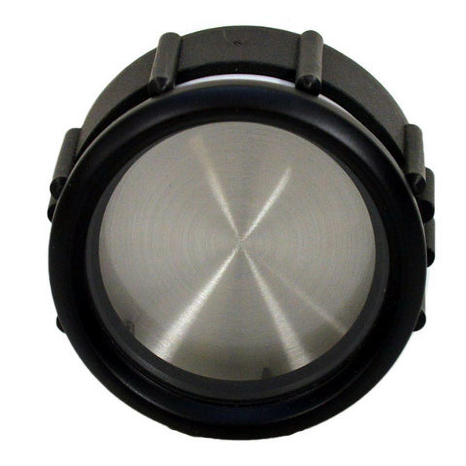 Faria Boat Blank Gauge | Black / Brushed Silver 2 Inch - Walmart.com