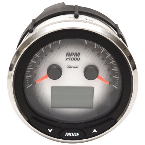Faria Boat Dual Tachometer Gauge MGT061A | MG3000 Twin Engine 4 1/4 ...