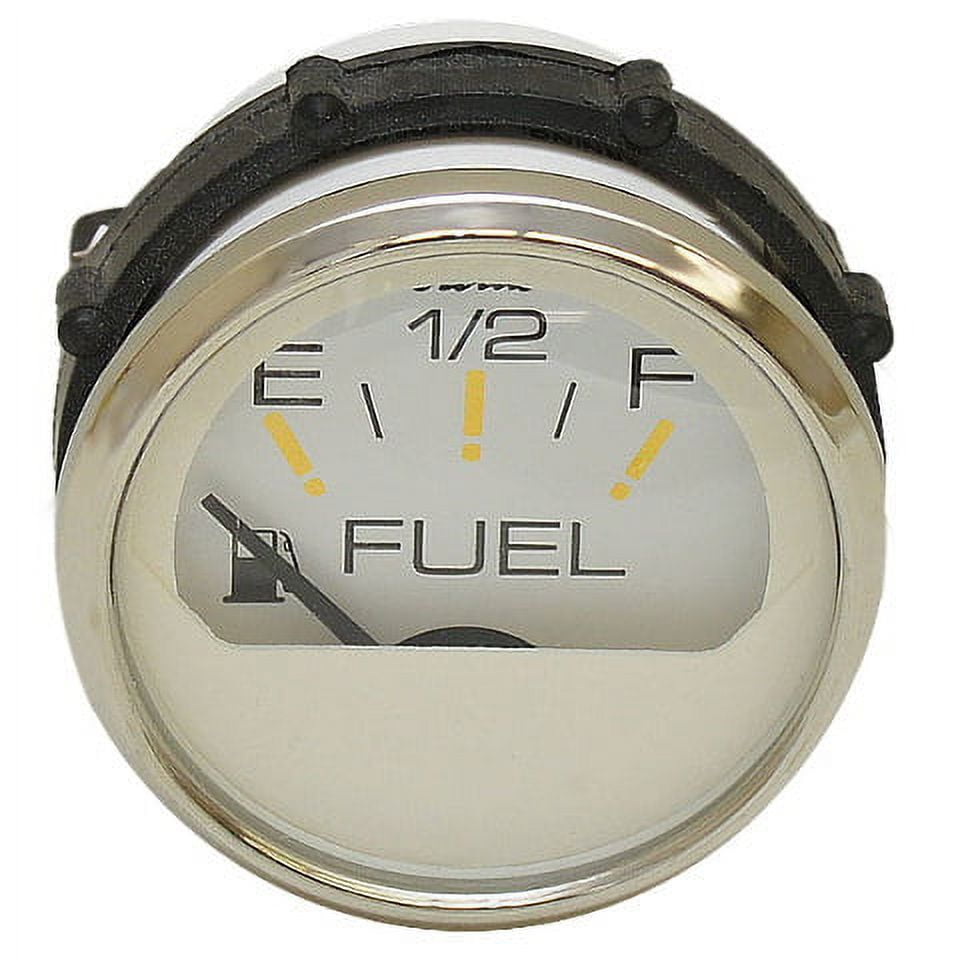 Faria Boat Fuel Gauge GP2094A | Gas Silver White 2 Inch - Walmart.com