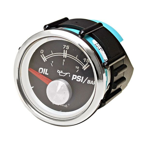 Faria Boat Marine Oil Pressure Gauge GP7689A | 2 Inch Silver Black ...