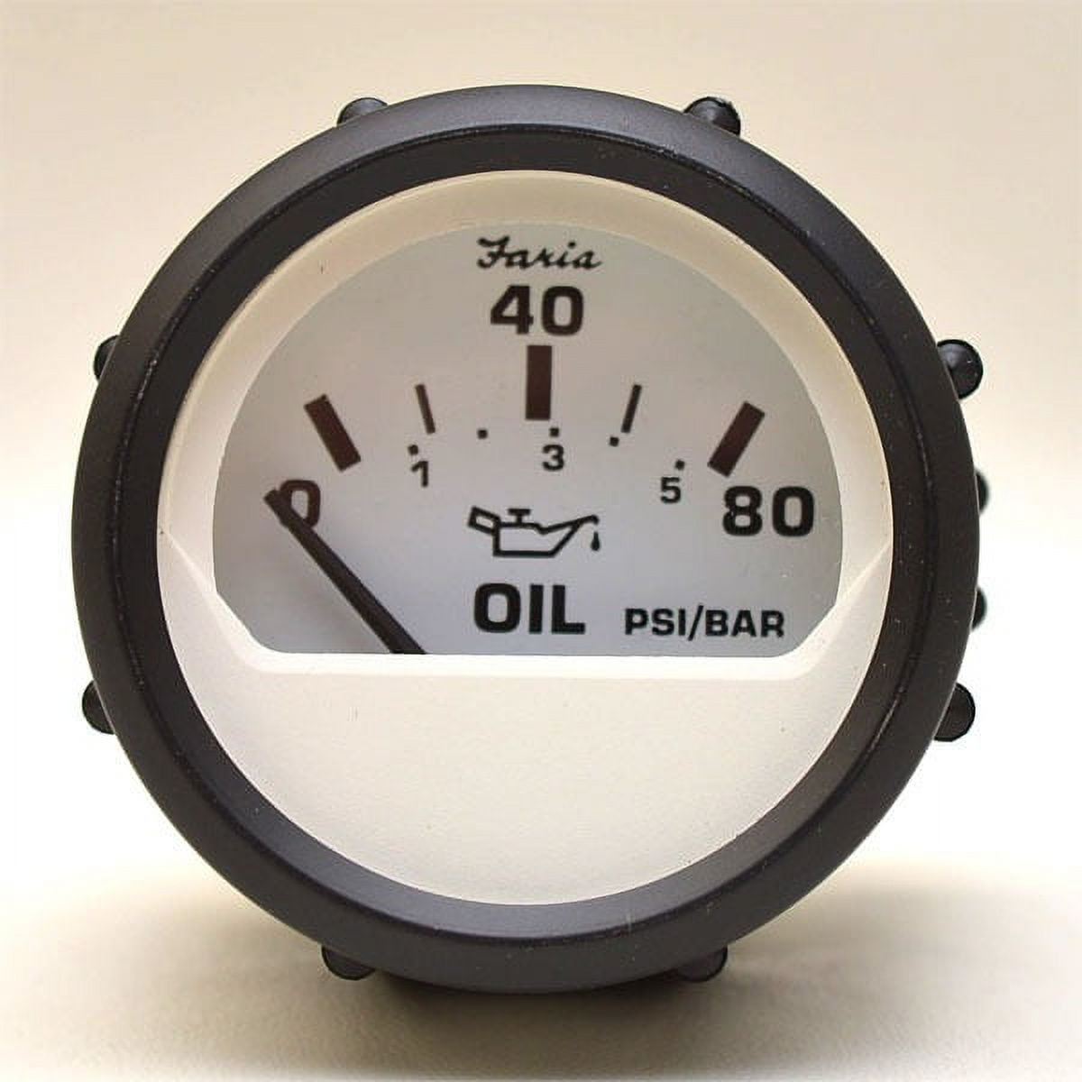 Faria Boat Oil Gauge GPC620B | Four Winns 02-4412-01 Euro White 2 Inch ...