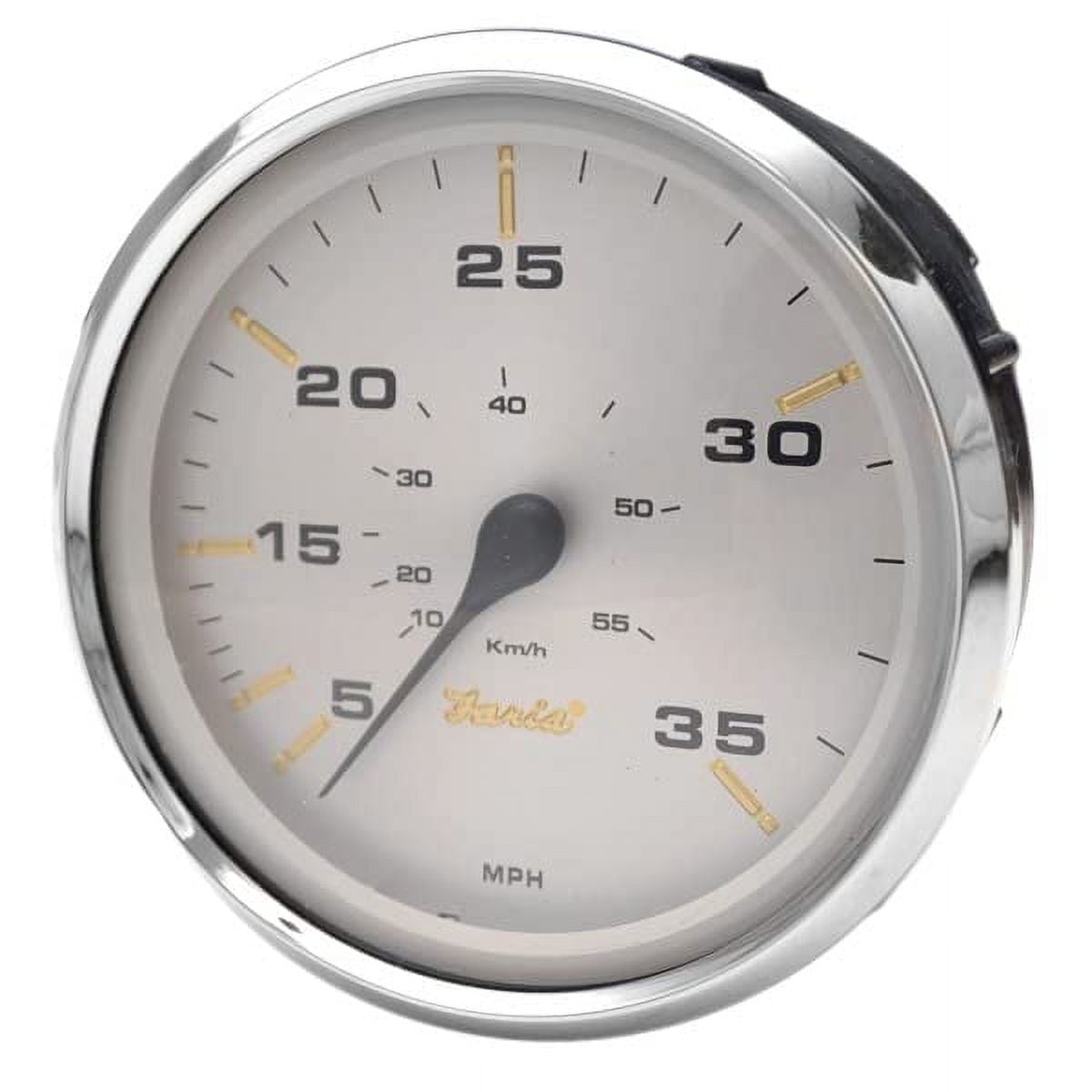 Faria Boat Pontoon Speedometer Gauge SE9872A | Kronos Series 35 MPH ...