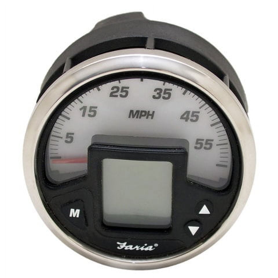 Faria Boat Speedometer Gauge IG1133B | 55MPH Mercury Smartcraft ...