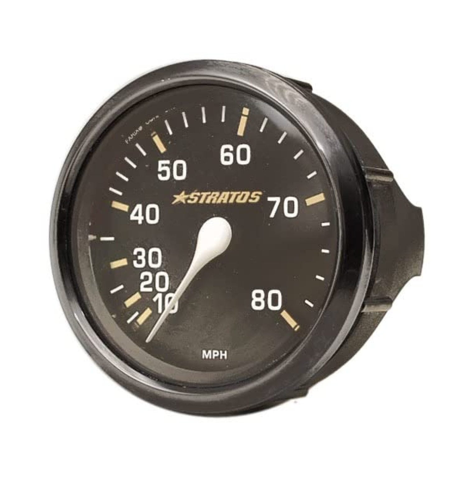 Faria Boat Speedometer Gauge SE9359A | Stratos 80 MPH 3 1/4 Inch ...