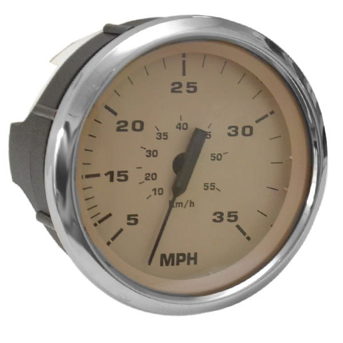 Faria Boat Speedometer Gauge SE9395A | Euro Stainless Steel Beige ...