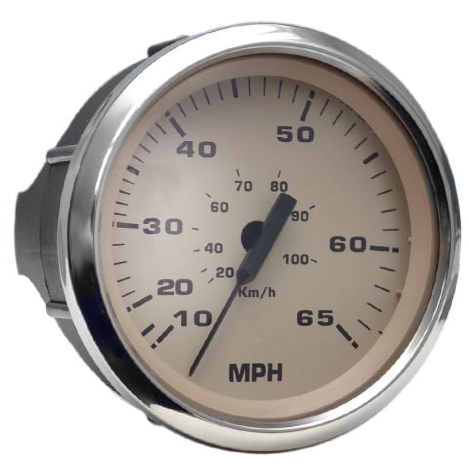 Faria Boat Speedometer Gauge SE9396A | Euro Stainless Steel Beige ...