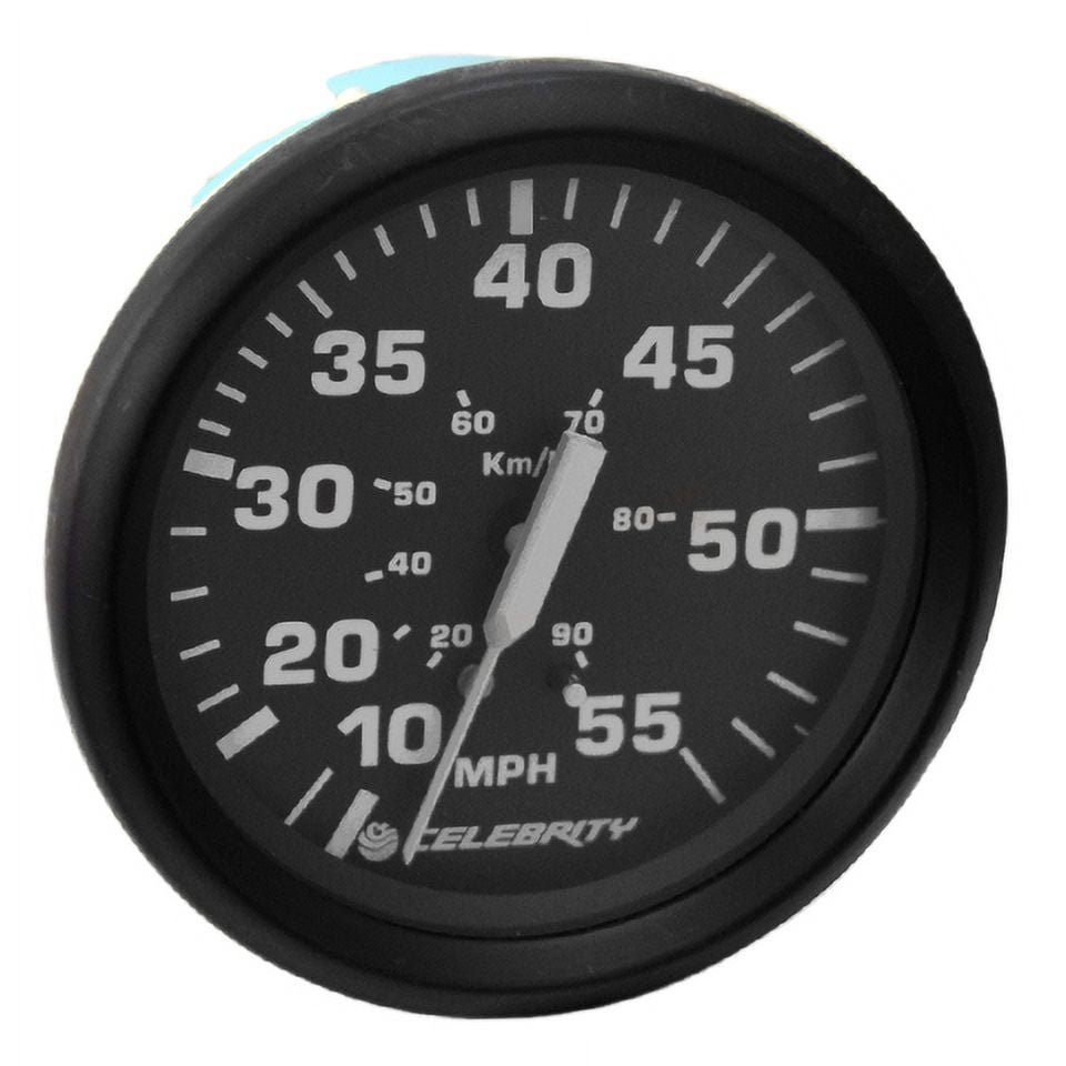 Faria Boat Speedometer Gauge SE94882M0 | Celebrity Euro Black - Walmart.com