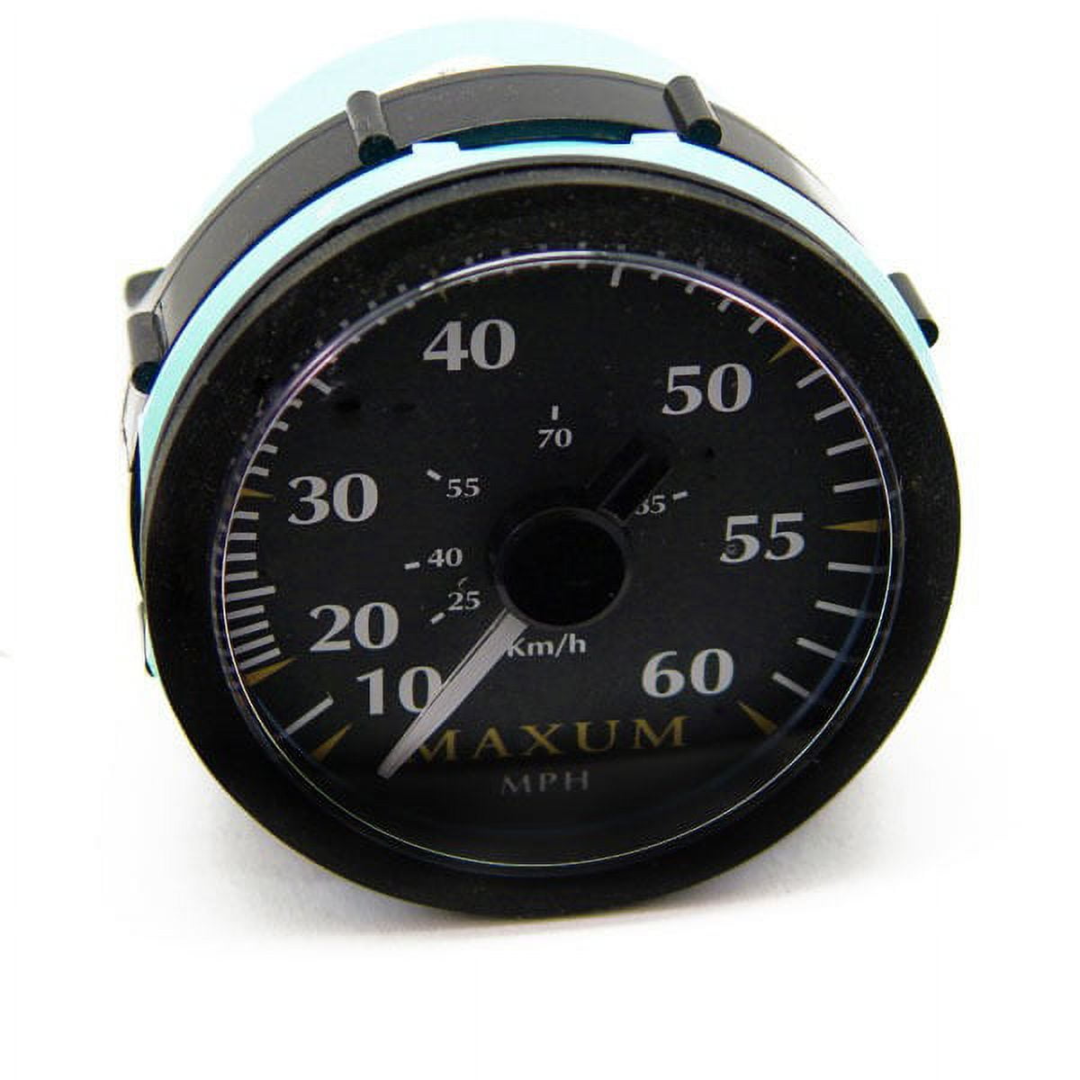 Faria Boat Speedometer Gauge SE9745A | Maxum 60 MPH 3 1/4 Inch Black ...