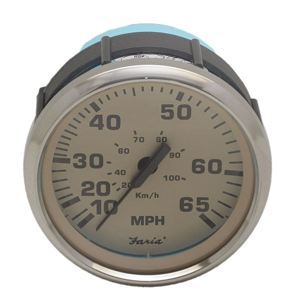 Faria Boat Speedometer Gauge SE9899B | Larson 22609899G Euro Beige SS ...