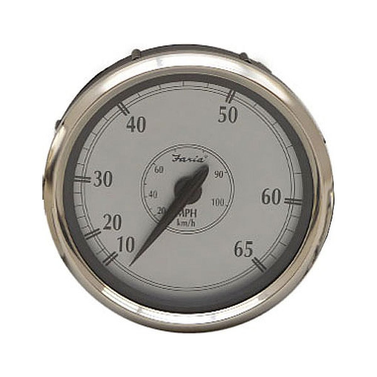 Faria Boat Speedometer Gauge SEK706B | Larson Newport Silver Oversized ...