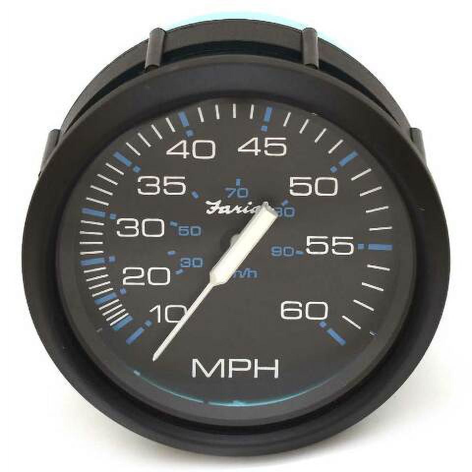 Faria Boat Speedometer Gauge SEK8076A | Chesapeake Black 60 MPH 3 1/4 ...